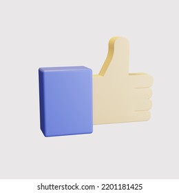 3d Hand Like Logo 3d Render Stock Illustration 2201181425 | Shutterstock