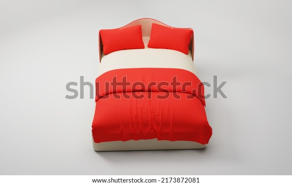 3d High Resolution Bed Illustration Stock Illustration 2173872081 ...
