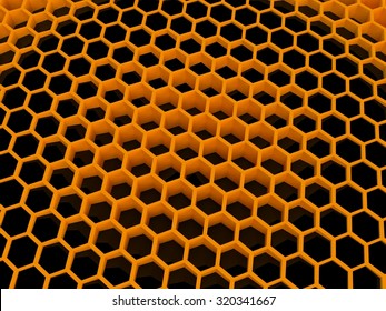3d Honeycomb Cells Pattern Render 스톡 일러스트 320341667 | Shutterstock