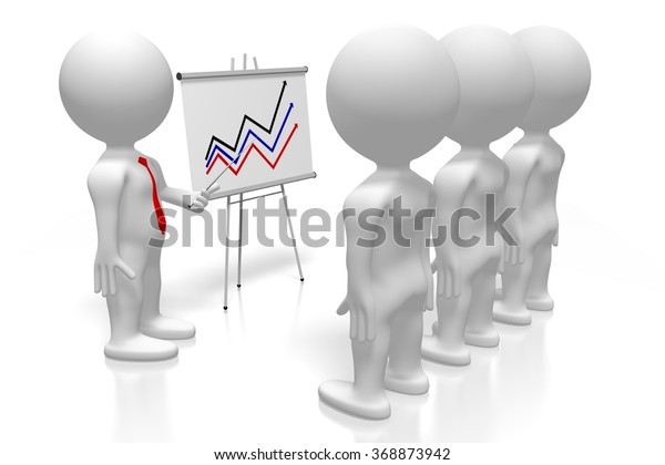 3d Human Alike Characters Chart Great 库存插图 368873942 | Shutterstock