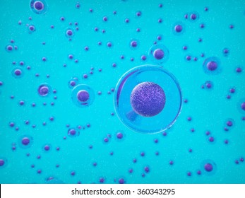3d Human Blue Cell Background Science Stock Illustration 360343295 ...