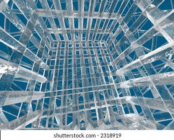 3d Ice Cage 스톡 일러스트 2318919 | Shutterstock