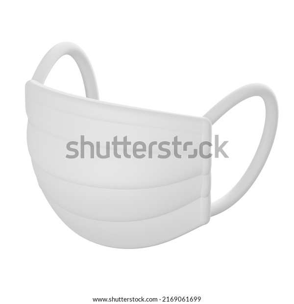 3d Icon Render Mask Isolated On Stock Illustration 2169061699 ...