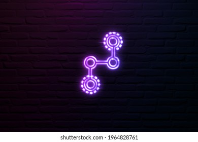 3d Identify Unauthorized System Icon Neon Stock Illustration 1964828761 ...