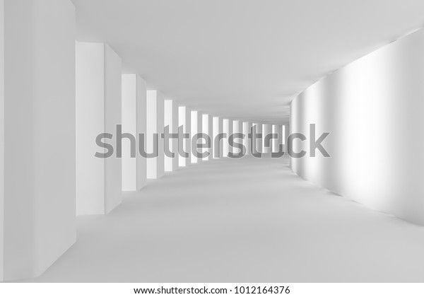 3d Illustration Abstract Corridor Stock Illustration 1012164376 ...