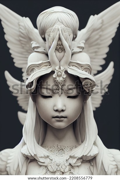 3d Illustration Angel Statue Stock Illustration 2208556779 | Shutterstock 3d Illustration Angel Statue Stock Illustration 2208556779 | Shutterstock