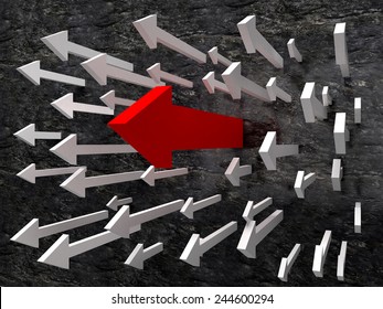 497 Arrow breaking through Images, Stock Photos & Vectors | Shutterstock