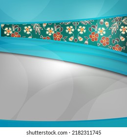 3d Illustration Batik Pattern Background Texture Stock Illustration ...