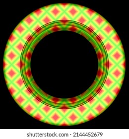 3d Illustration Circular Frame Rendered Best Stock Illustration ...
