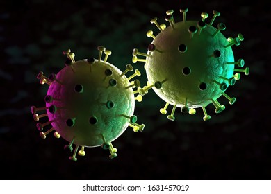 3d Illustration Close Microscope Hepatitis B Stock Illustration ...