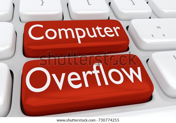 3d Illustration Computer Keyboard Print Computer Stock Illustration ...