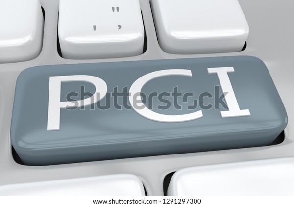 3d Illustration Computer Keyboard Script Pci 스톡 일러스트 1291297300 ...