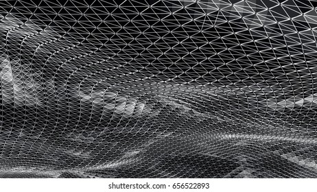 3d Illustration Concept Image Embossed Mesh Stock Illustration ...