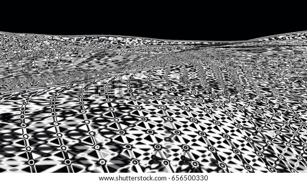 3d Illustration Concept Image Embossed Mesh Stock Illustration ...
