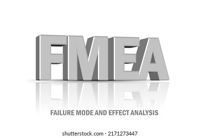 3d Illustration Failure Mode Effect Analysis Stock Illustration ...