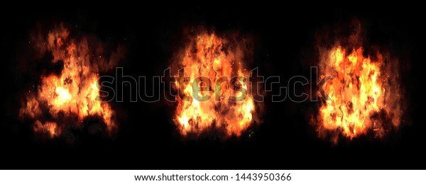 3d Illustration Fire Sprite Background Stock Illustration 1443950366 ...