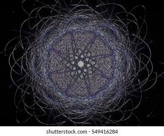 3d Illustration Geometry 3d Rendering Visually Stock Illustration ...