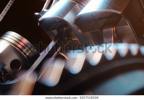 3d Illustration Internal Combustion Engine Engine Stock Illustration ...