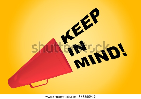 3d Illustration Keep Mind Title Flowing Stock Illustration 563865919
