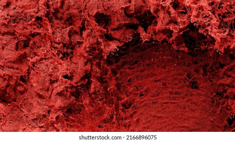 3d Illustration Millions Tiny Red Particles Stock Illustration ...