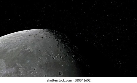3d Illustration Moon Elements This Image Stock Illustration 580841602 ...
