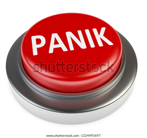 3d Illustration Panic Button Stock Illustration 1224495697 | Shutterstock