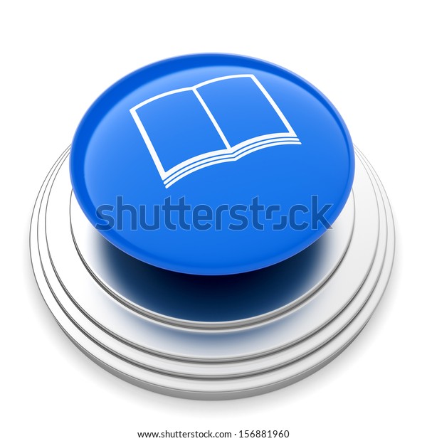 3d Illustration Push Button Book Sign Stock Illustration 156881960 ...