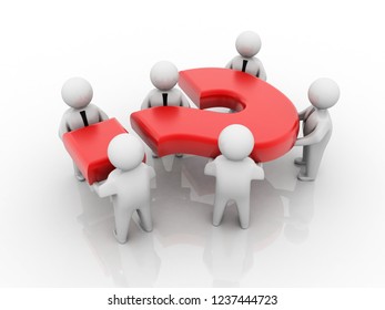 3d Illustration Question Mark 3d 3d Stock Illustration 1237444723 ...
