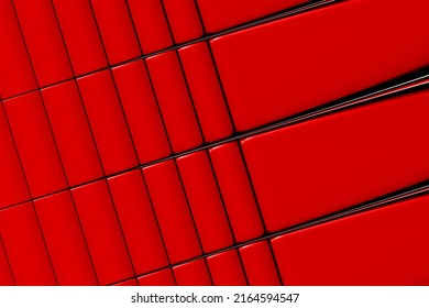 3d Illustration Red Rectangular Areas Background Stock Illustration ...