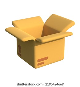 3d Illustration 3d Render Object Packaging Stock Illustration ...