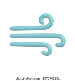 3d Illustration 3d Render Object Windy Stock Illustration 2070948251