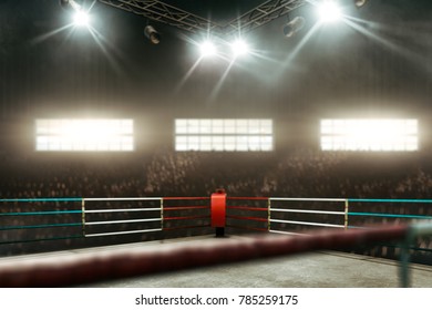 3d Render Boxing Ring Boxing Arena Stock Illustration 1633862200