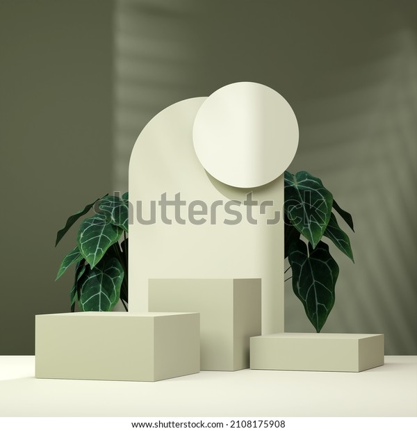3d Illustration Rendering Image Empty Space Stock Illustration ...