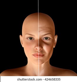 8,198 Half old face Images, Stock Photos & Vectors | Shutterstock