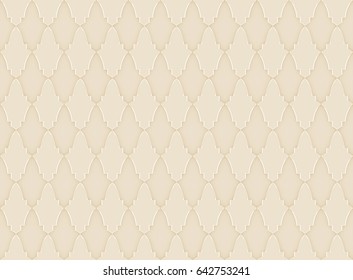 3d Illustration Seamless Geometric Pattern Light Stock Illustration ...
