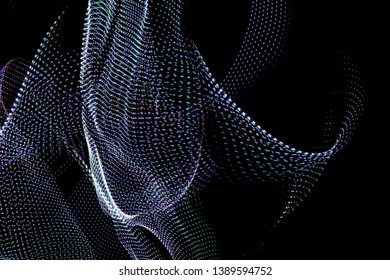 3d Illustration Threedimensional Patterns Formed By Stock Illustration ...