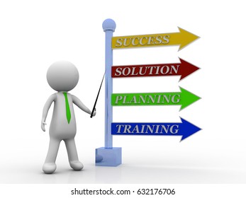 3d Illustration Training 3d Computer Study Stock Illustration 632176706 ...