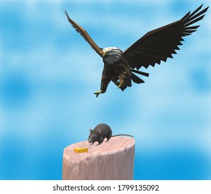 124 Eagle catching prey Stock Illustrations, Images & Vectors ...