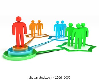 3d Image Network Administrator Isolated On Stock Illustration 256646050 ...