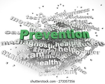 3d Image Prevention Issues Concept Word Stock Illustration 273357356 ...