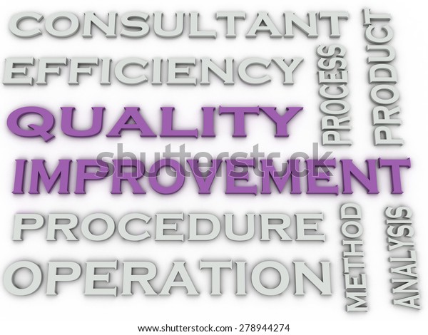 3d Image Quality Improvement Issues Concept Stock Illustration ...