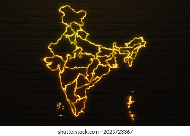 3,113 India Map With Lights Images, Stock Photos & Vectors | Shutterstock