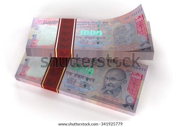 3d Indian Cash Stock Illustration 341925779 | Shutterstock