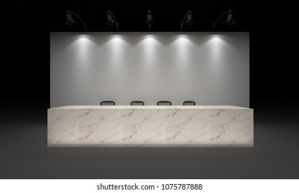 3d Interior Register Backdrop Stage Event 스톡 일러스트 1075787924 | Shutterstock