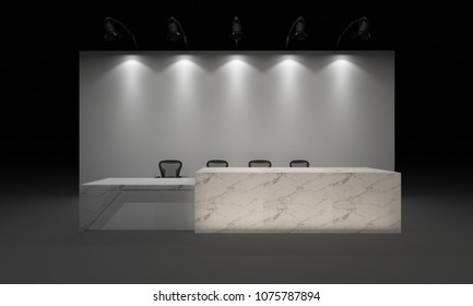 3d Interior Register Backdrop Stage Event Stock Illustration 1075787894 ...