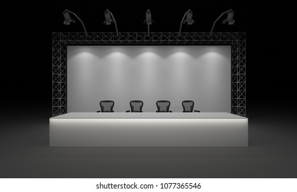 3d Interior Register Backdrop Stage Event Stock Illustration 1077365597 ...