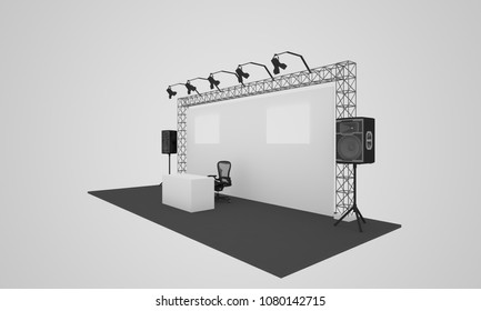 3d Interior Register Backdrop Stage Event 스톡 일러스트 1080142700 | Shutterstock