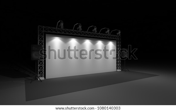 3d Interior Register Backdrop Stage Event Stock Illustration 1080140303 ...