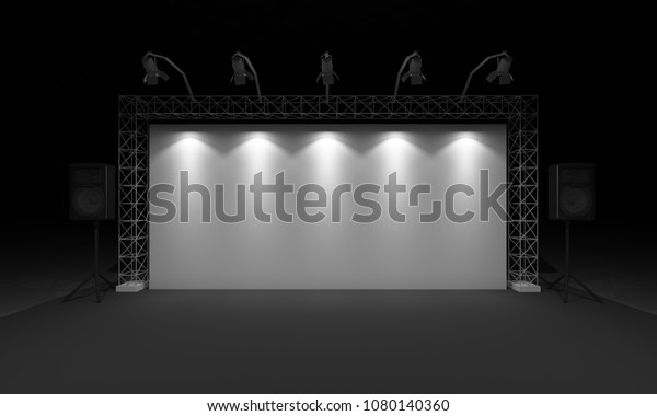 3d Interior Register Backdrop Stage Event Stock Illustration 1080140360 ...