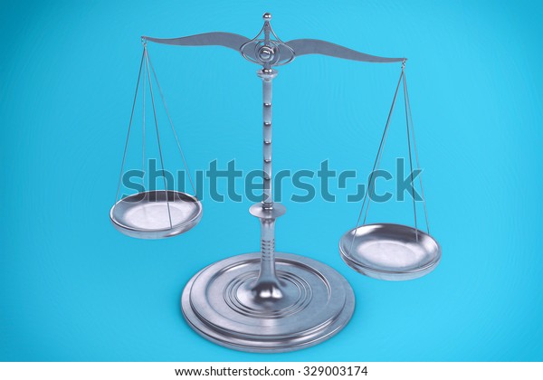 3d Isolated Balance Scale Background Measure Stock Illustration ...